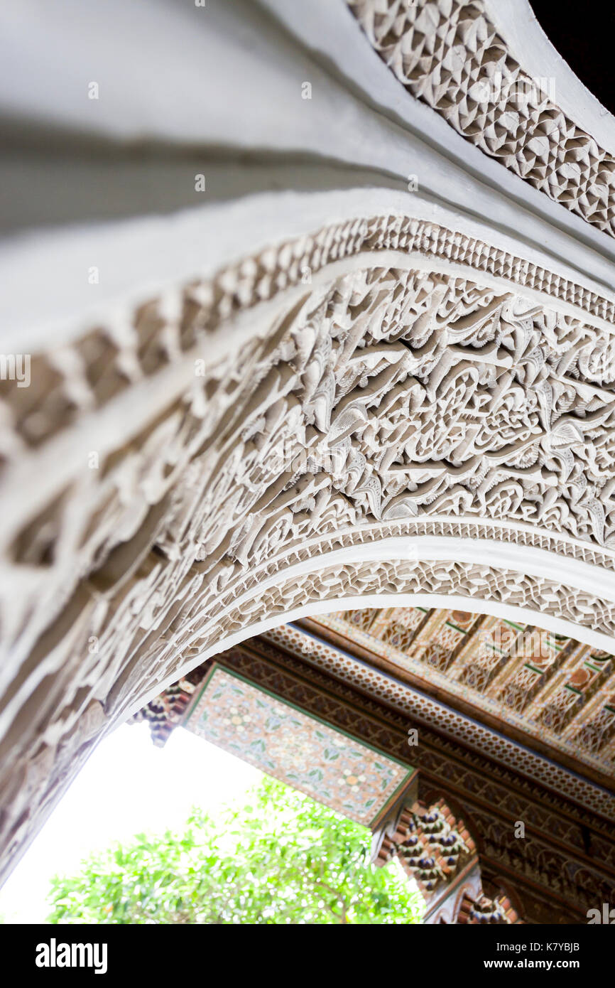 Bahia Palace is a symbol of Islamic and Moroccan style. Marrakech ...