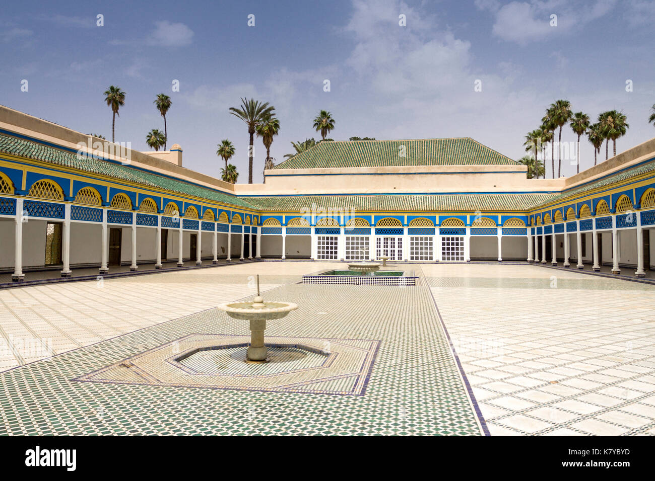 Bahia Palace is a symbol of Islamic and Moroccan style. Marrakech ...