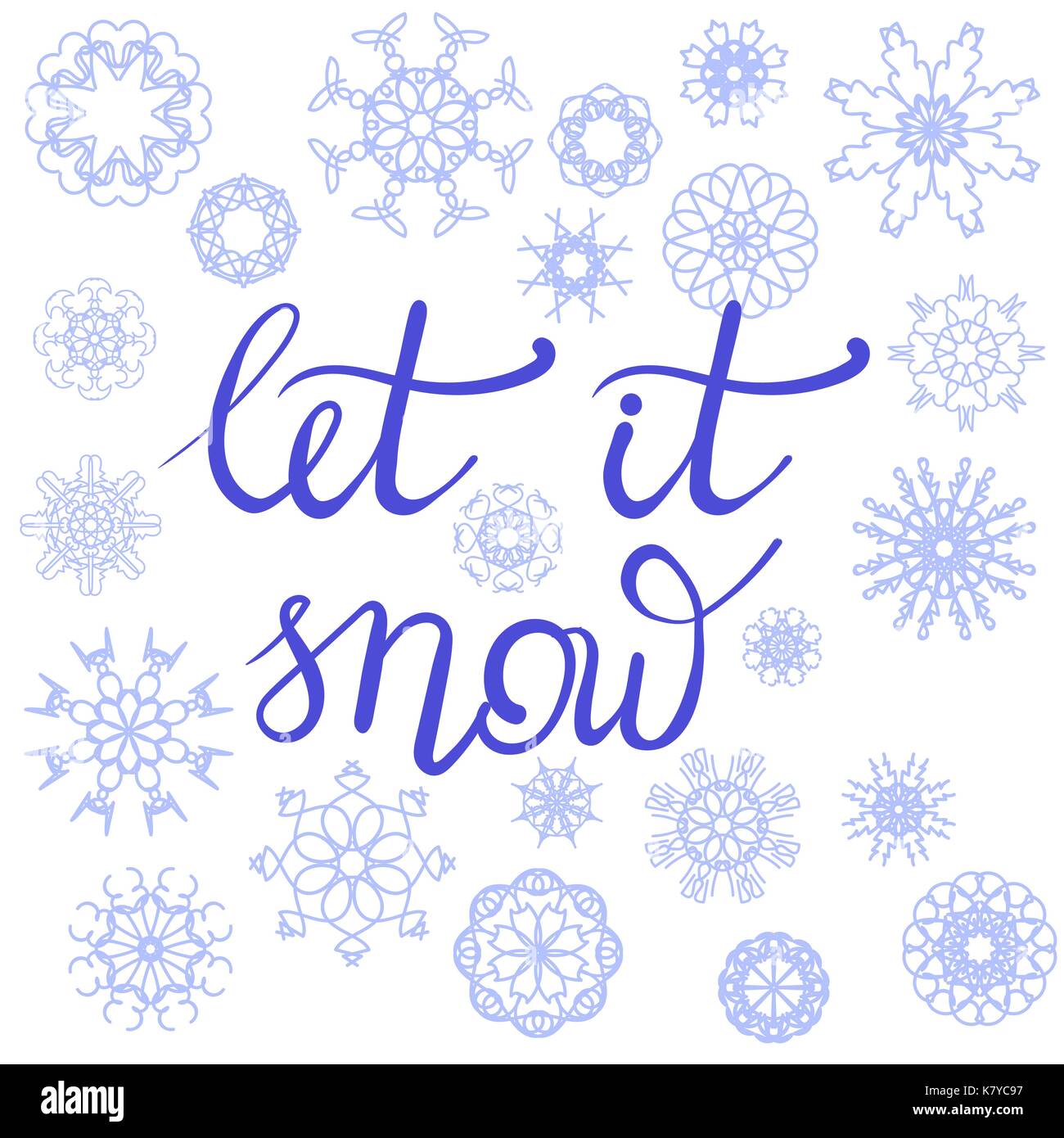 Winter Typographic Poster Stock Vector Image & Art - Alamy