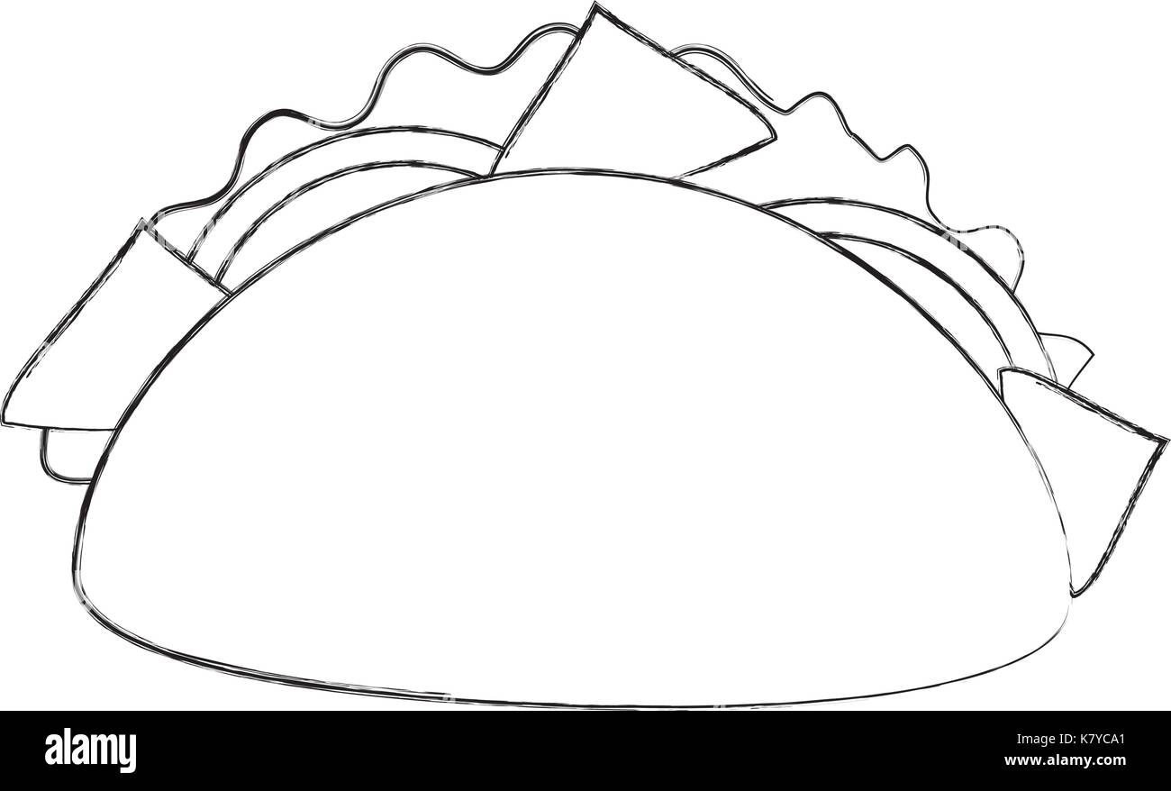 Mexican restaurant icon vector Black and White Stock Photos & Images ...