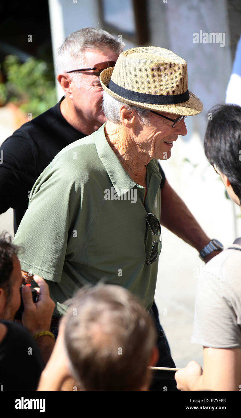 Day 2 of filming for Clint Eastwood's 'The 15:17 to Paris' movie at the ...