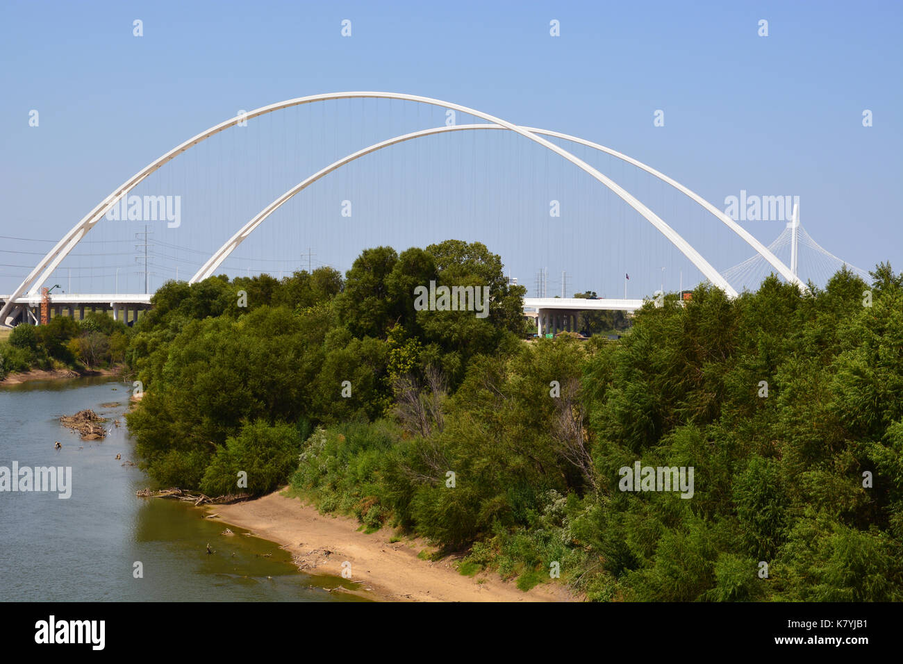 Santiago Calatrava has designed two signature bridges in Dallas, the ...
