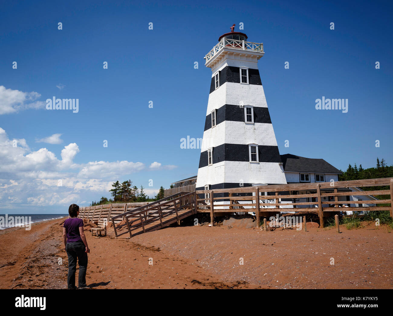 West point lighthouse pei hi-res stock photography and images - Alamy