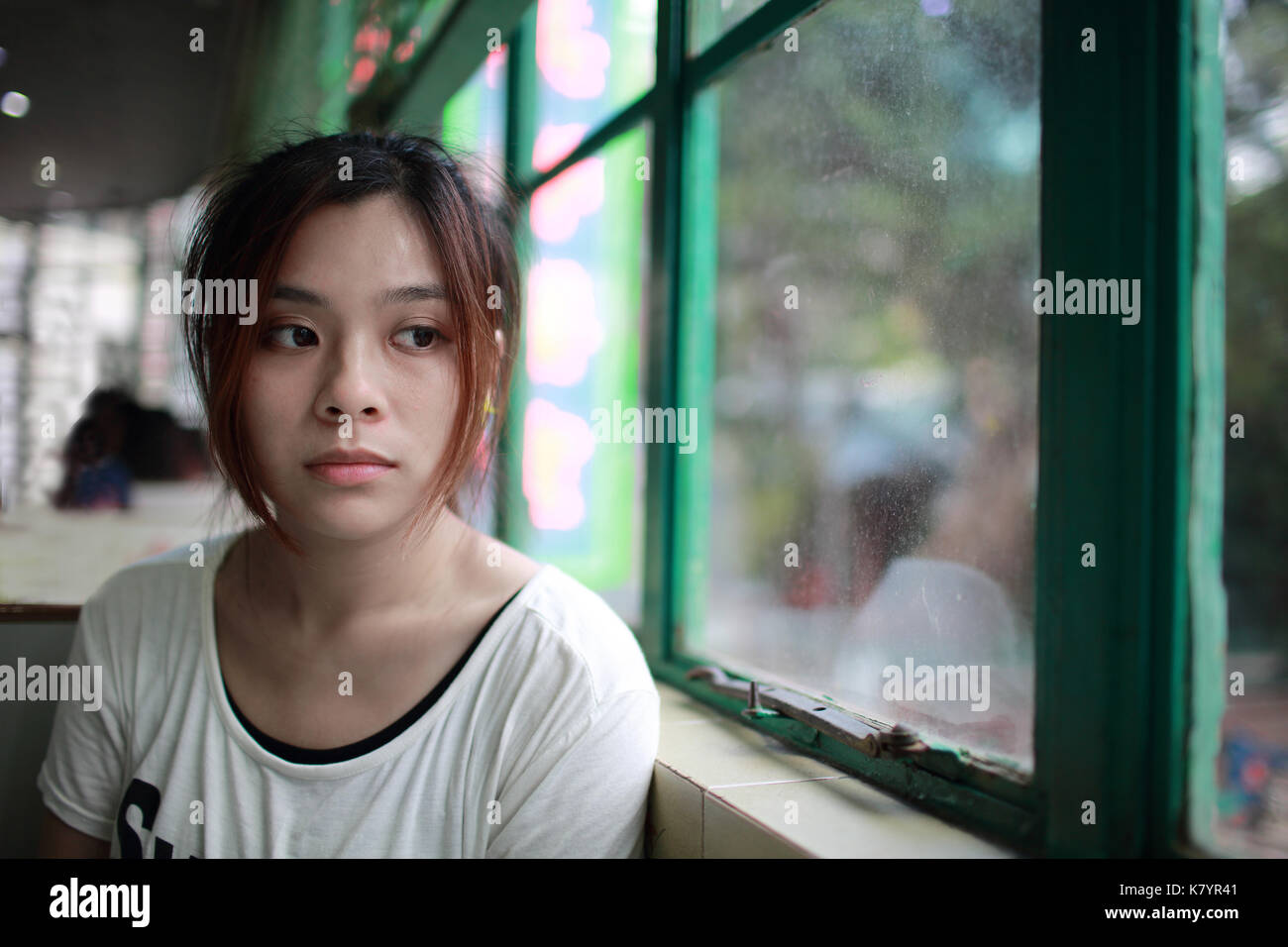 Waiting for someone at restaurant hi-res stock photography and images ...