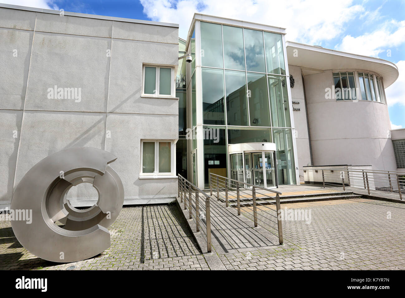 GV of Exeter Crown Court in Exeter, Devon. The court was opened in ...