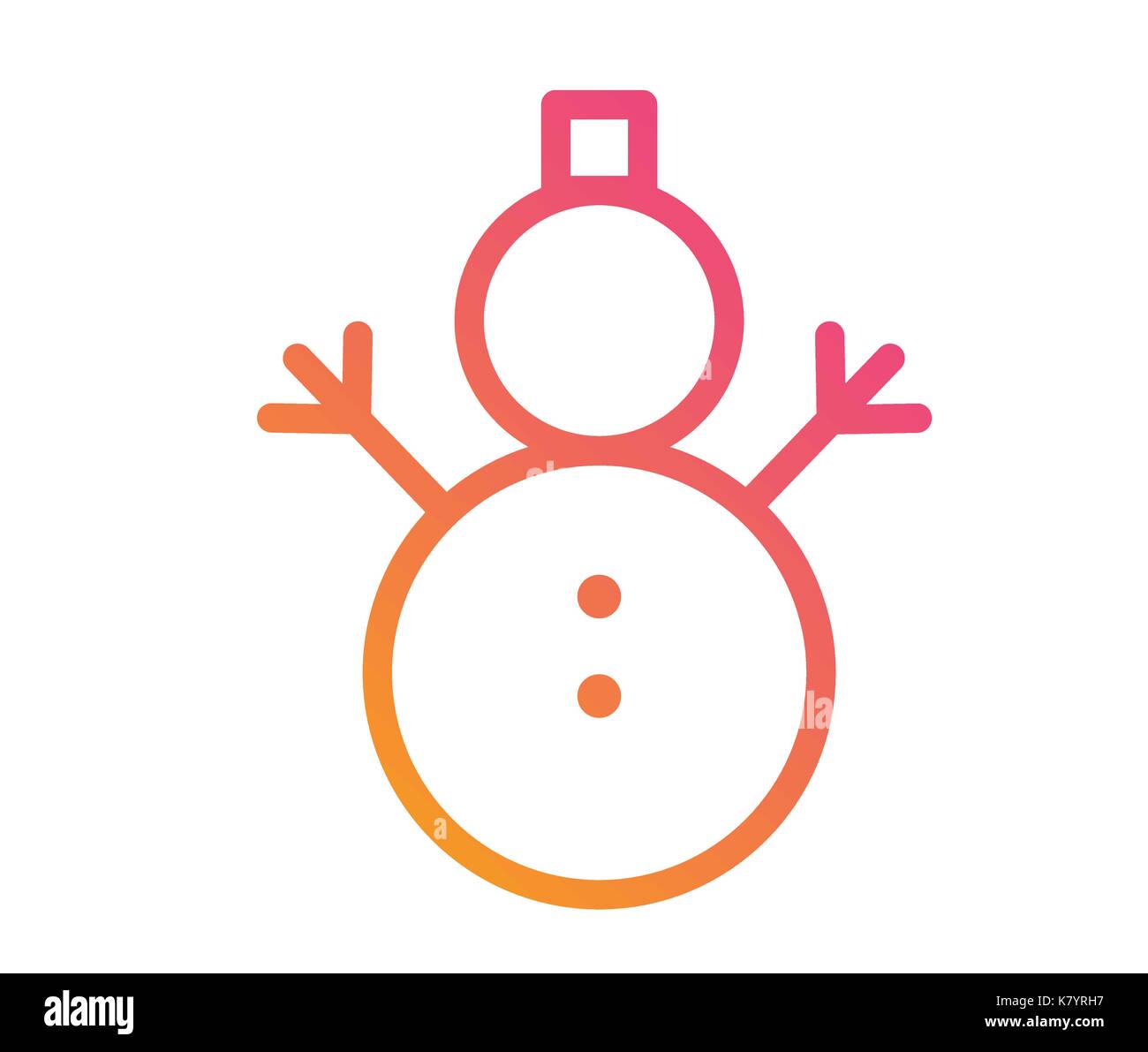 Winter scarf icon flat Stock Vector Images - Alamy