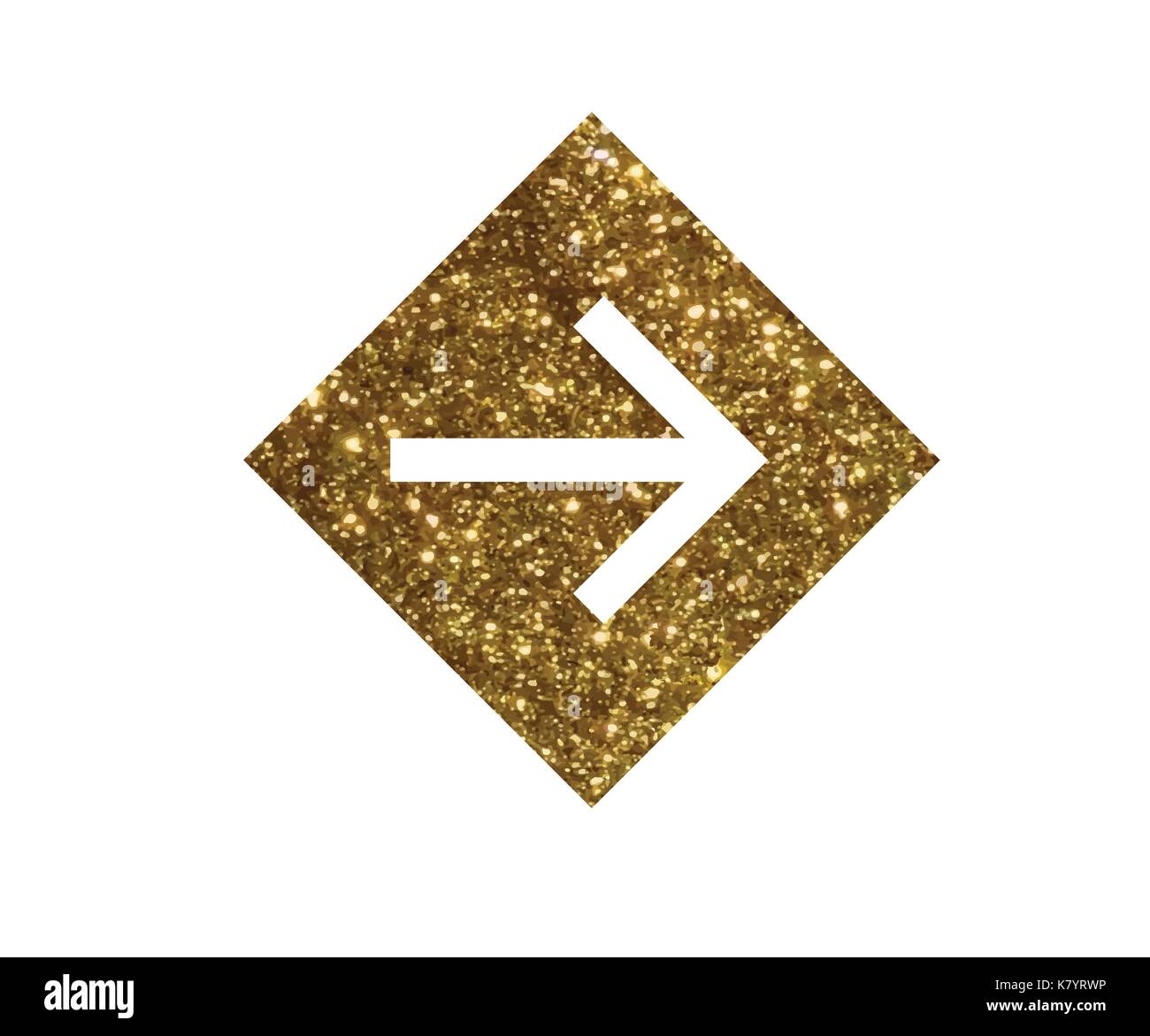 Golden arrow poster Cut Out Stock Images & Pictures - Alamy