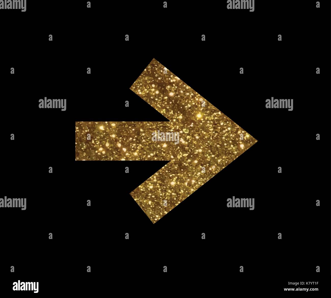Glitter arrow Stock Vector Images - Alamy