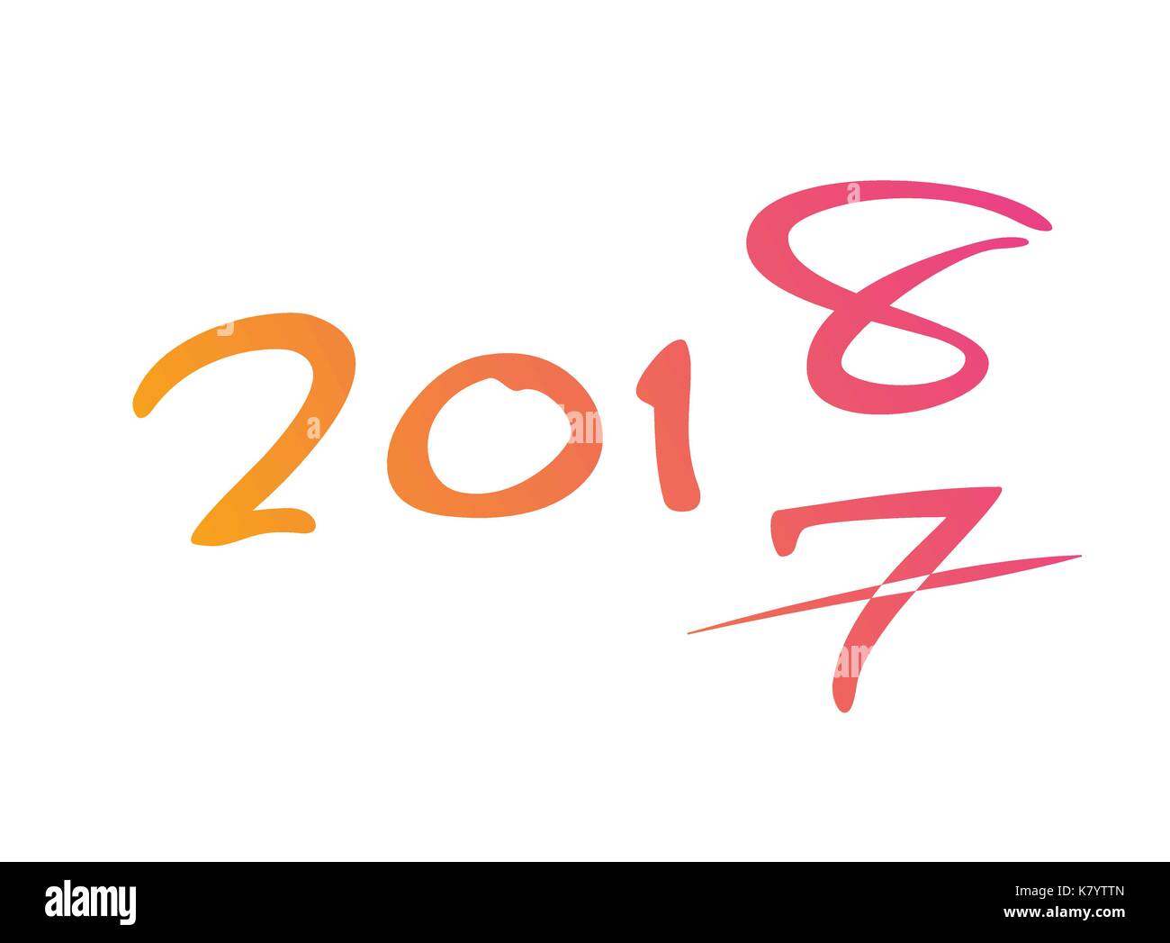 2018 vector vectors hi-res stock photography and images - Alamy