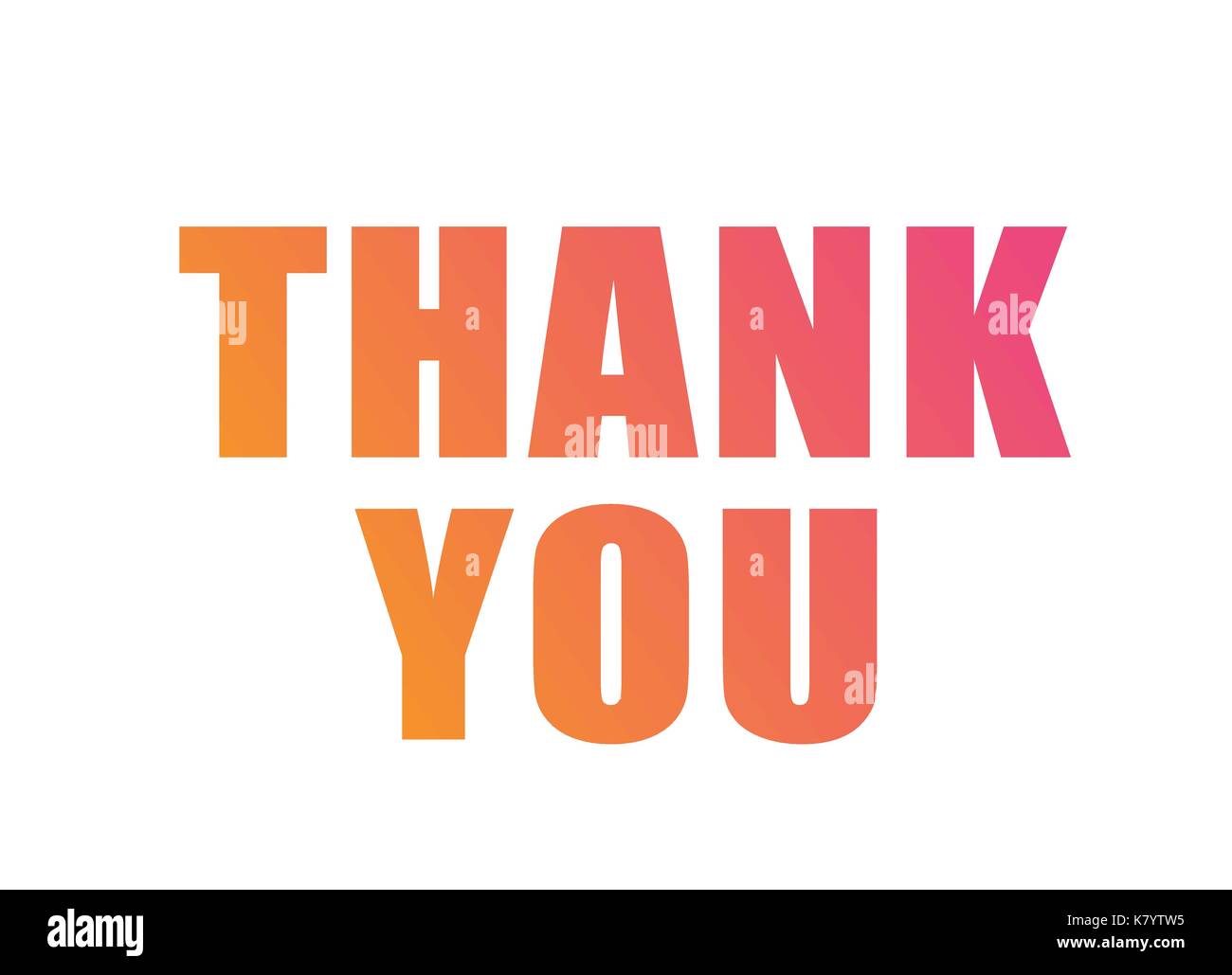 Thank you design hi-res stock photography and images - Alamy
