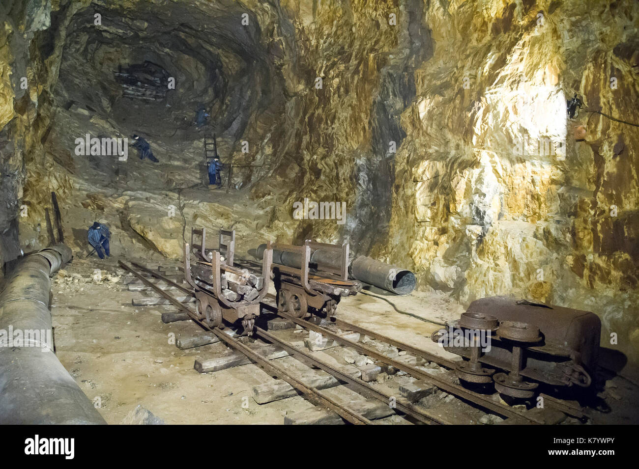 Riese Walimskie Drifts Complex Rzeczka in Walim, Poland. 24 August 2017 ...