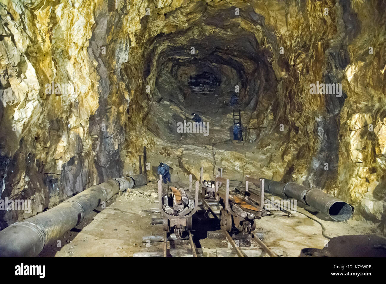 Riese Walimskie Drifts Complex Rzeczka in Walim, Poland. 24 August 2017 ...
