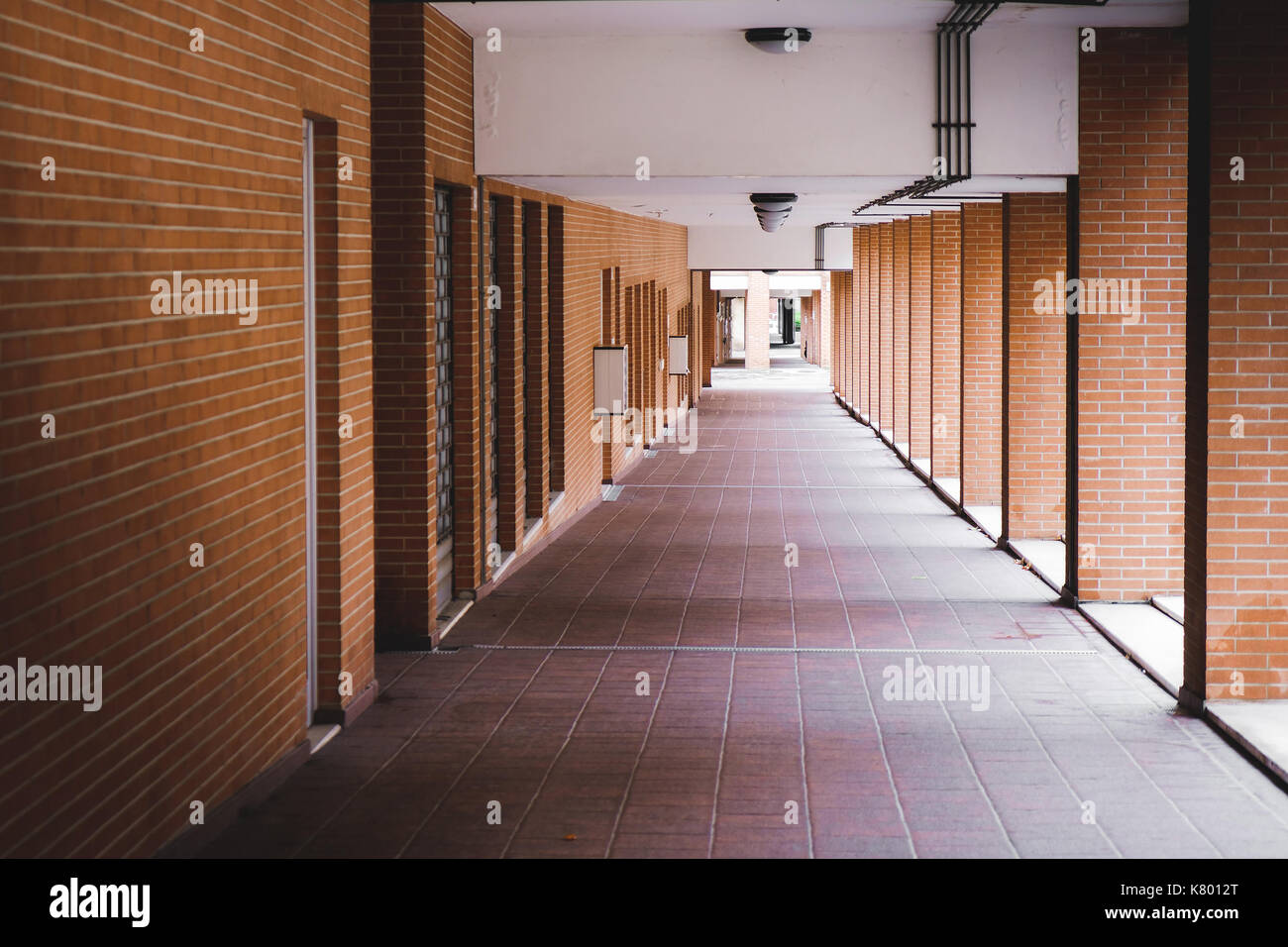Modern brick portico hi-res stock photography and images - Alamy