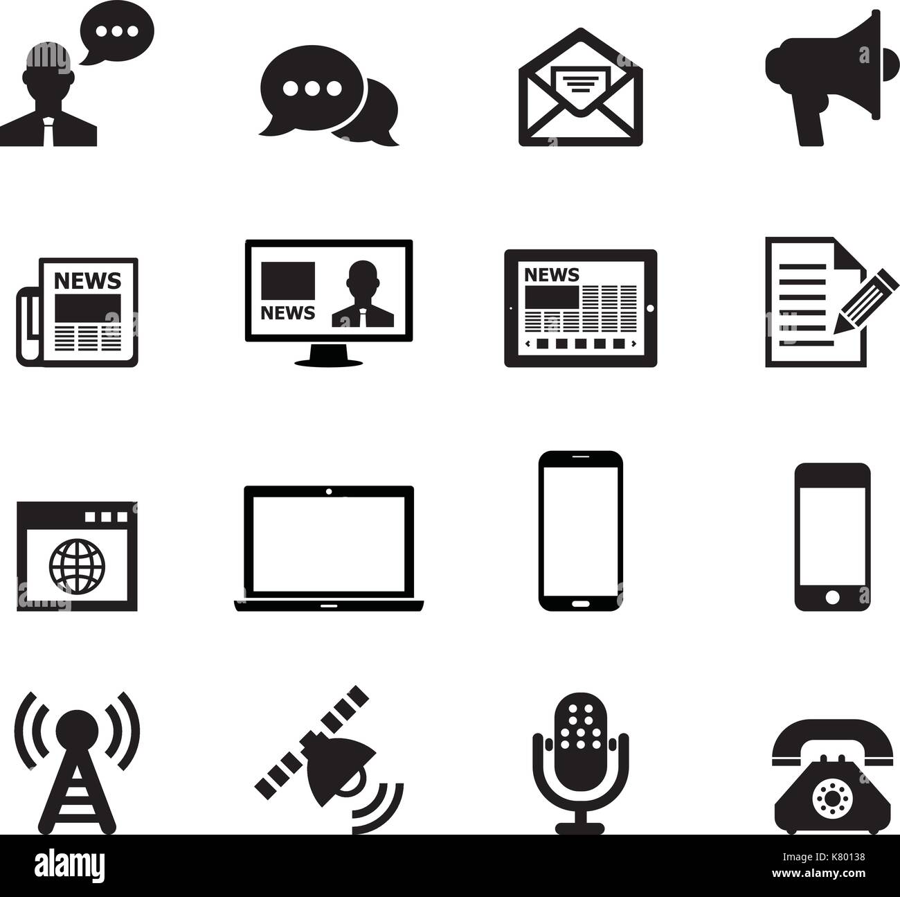 Communication vectors hi-res stock photography and images - Alamy