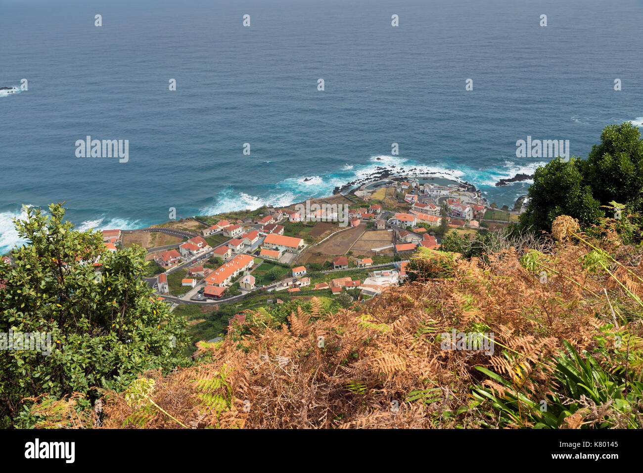 Madeira atlantic ocean tourism travel porto moniz seaside village hi ...