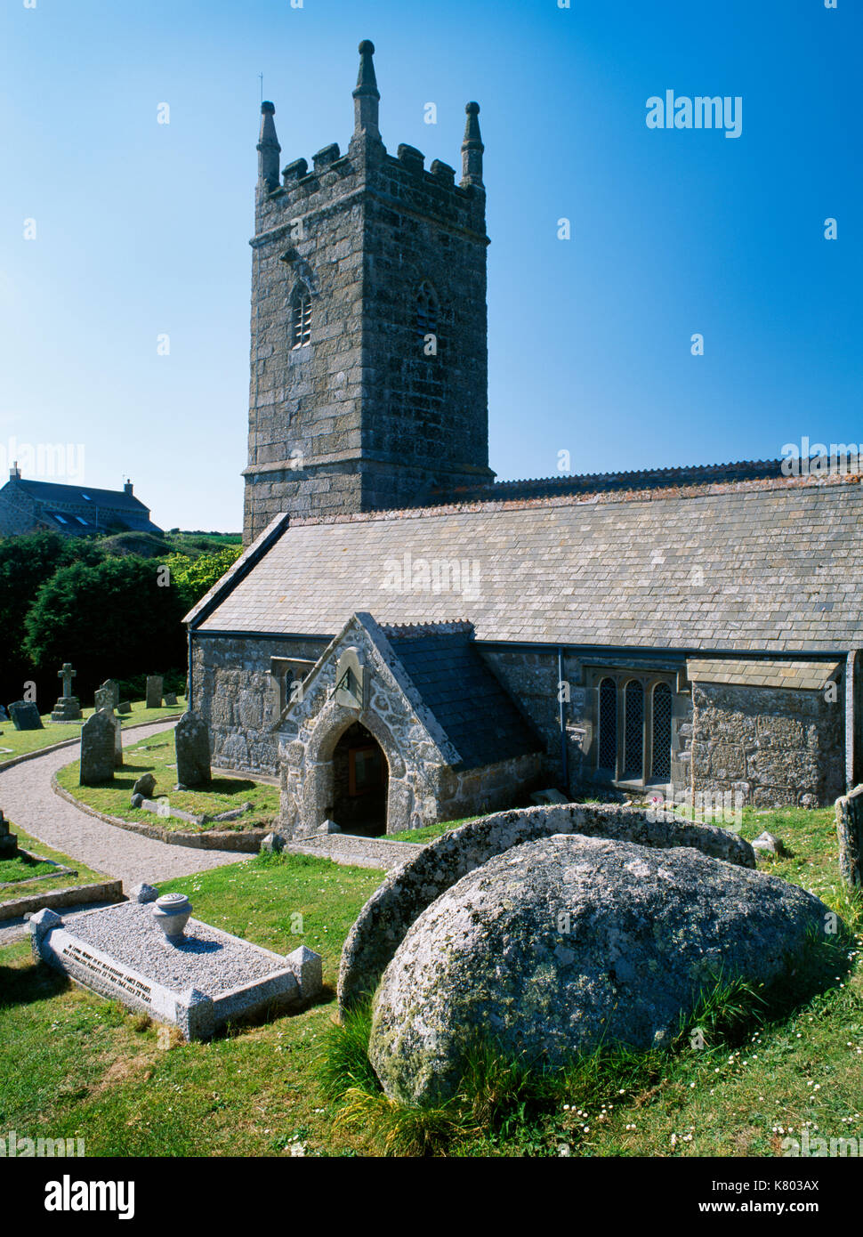 Saint levan stone hi-res stock photography and images - Alamy