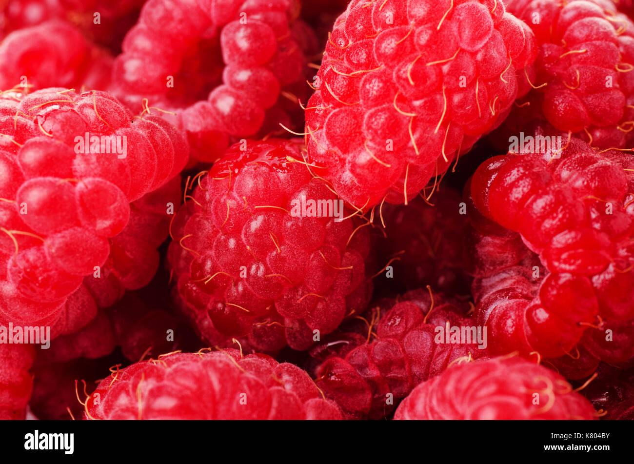 Stack fresh red raspberries hi-res stock photography and images - Alamy