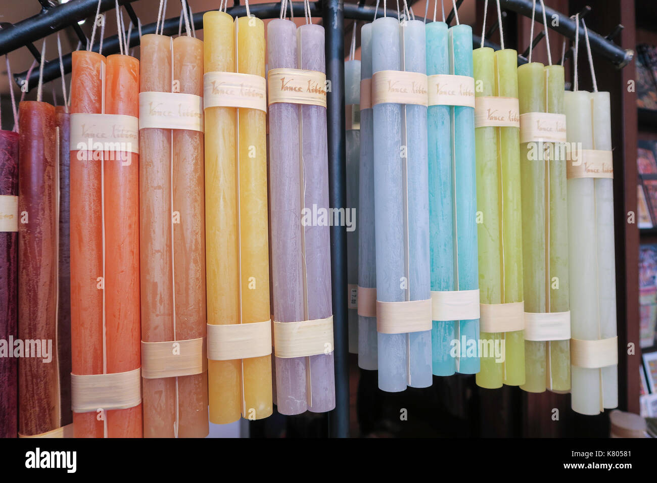 Vance Kitira Candle Collection at The Rubin Museum of Art, NYC Stock ...