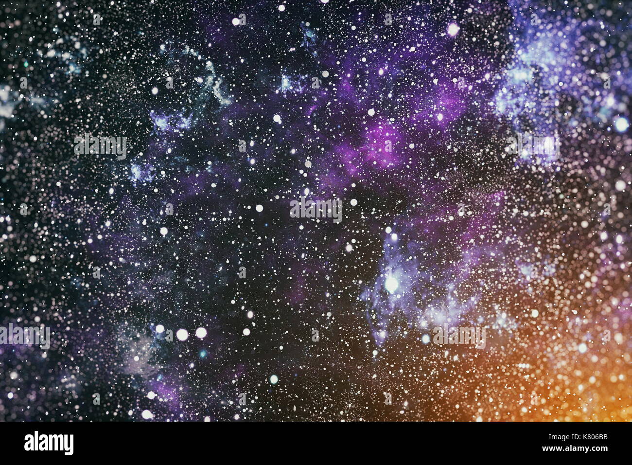 Deep space. High definition star field background . Starry outer space ...