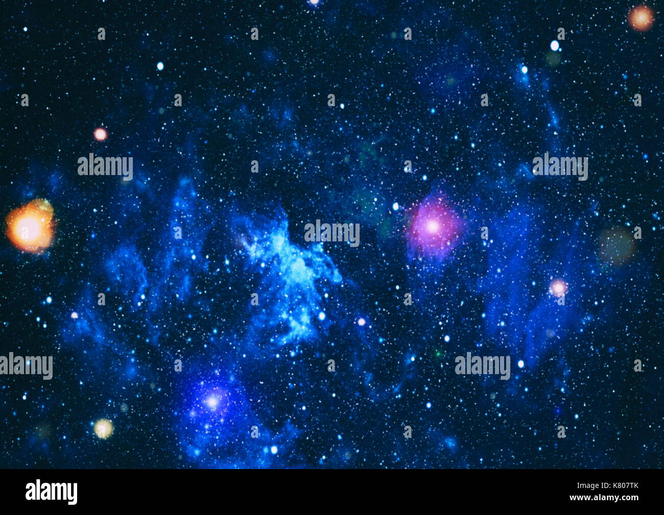 Deep space. High definition star field background . Starry outer space ...