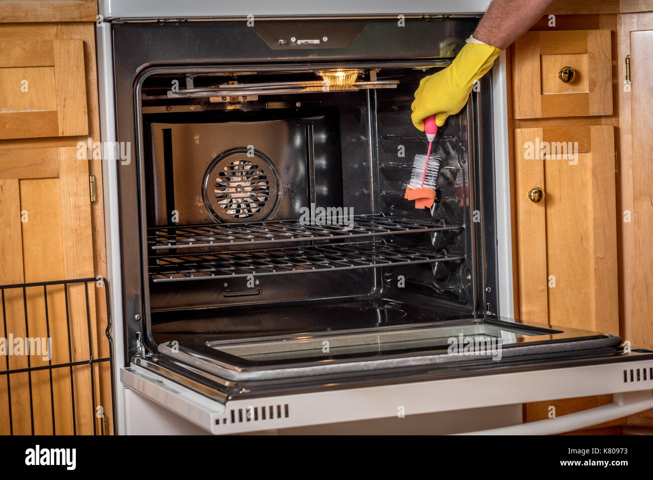 Cleaning inside of oven hi-res stock photography and images - Alamy