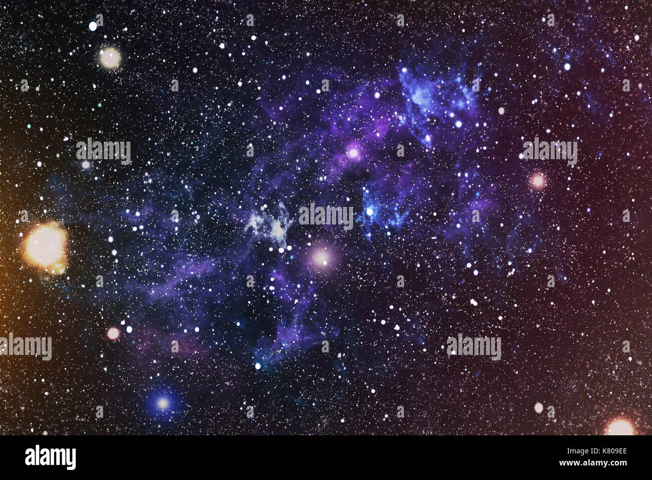 Deep space. High definition star field background . Starry outer space ...