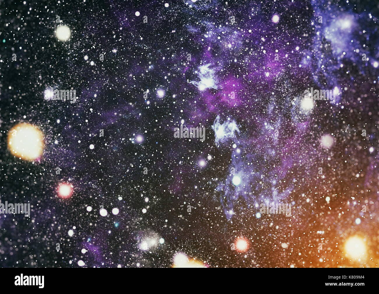 Deep space. High definition star field background . Starry outer space ...
