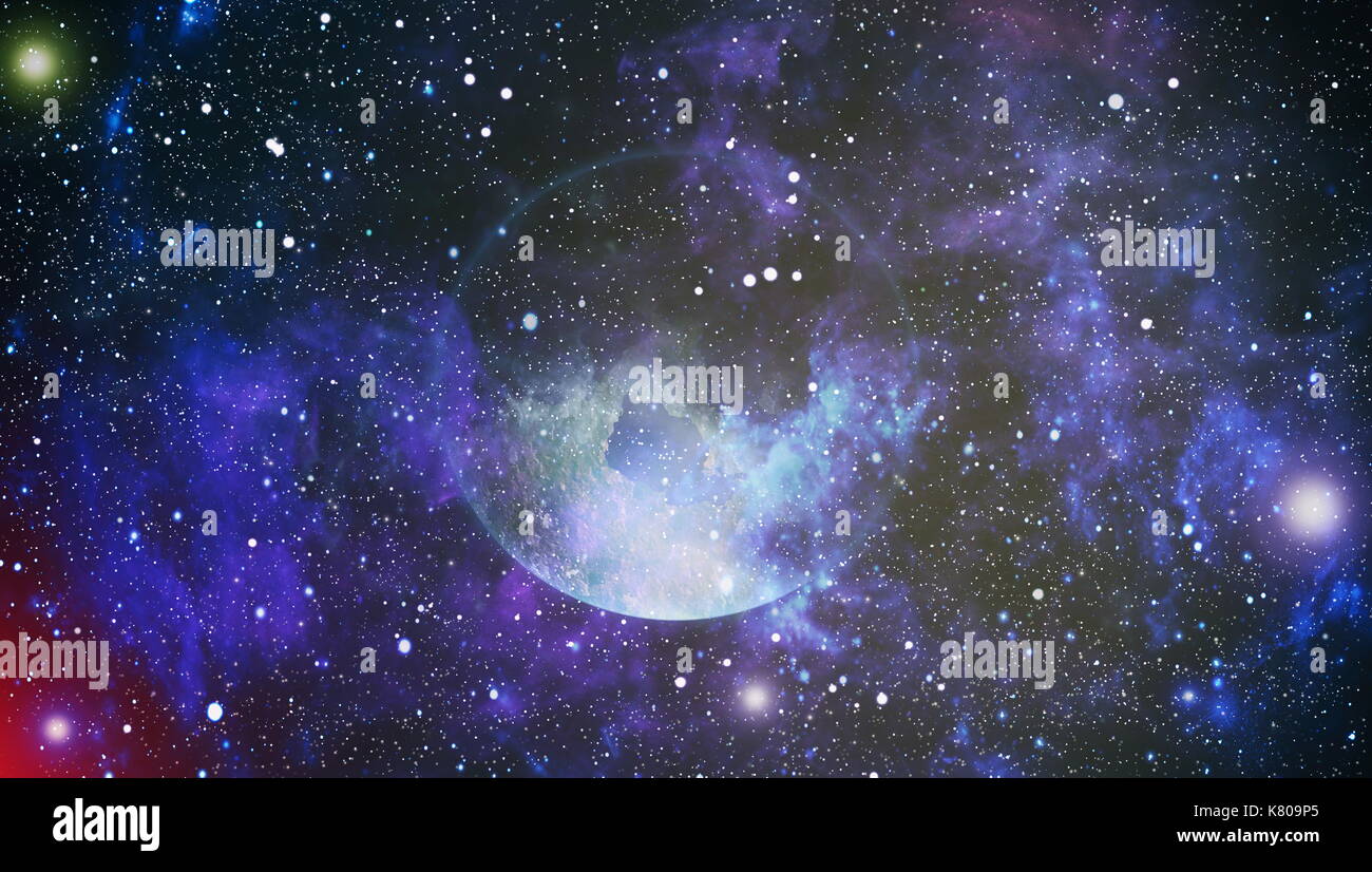 Deep space. High definition star field background . Starry outer space ...