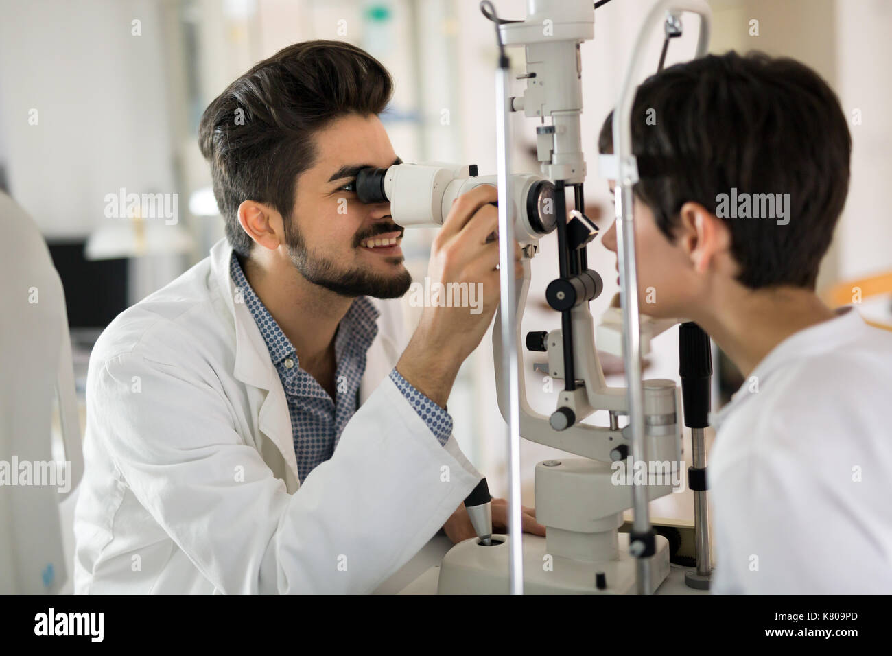Eye Checking Machine High Resolution Stock Photography and Images - Alamy