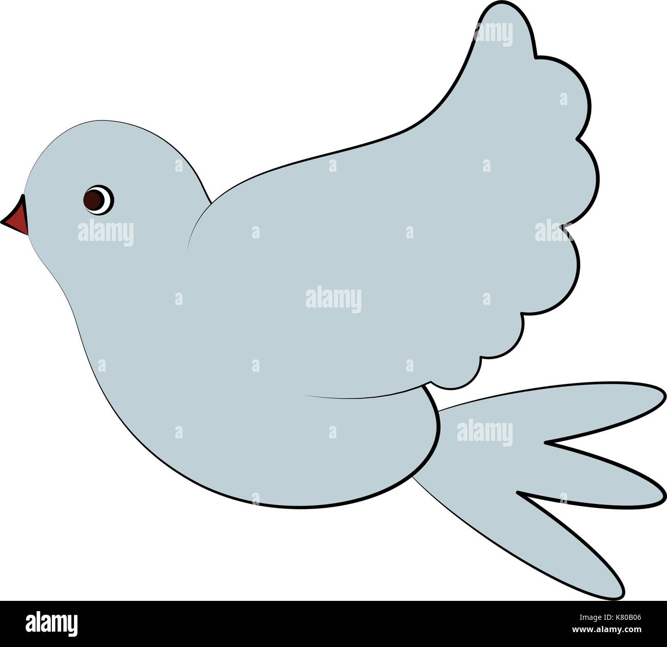 dove flying icon image Stock Vector Image & Art - Alamy