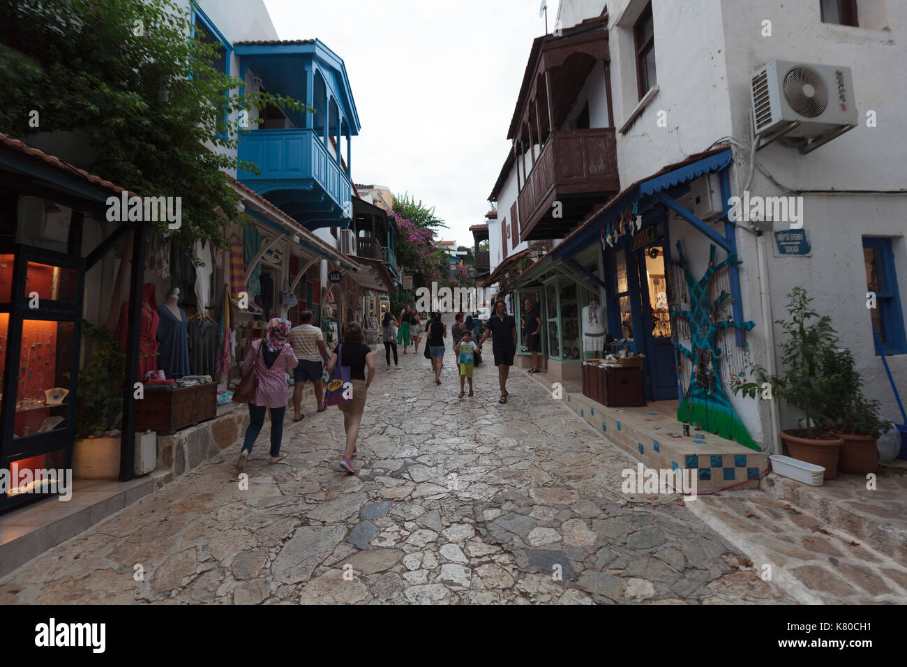 Street Scene in Kas Stock Photo - Alamy