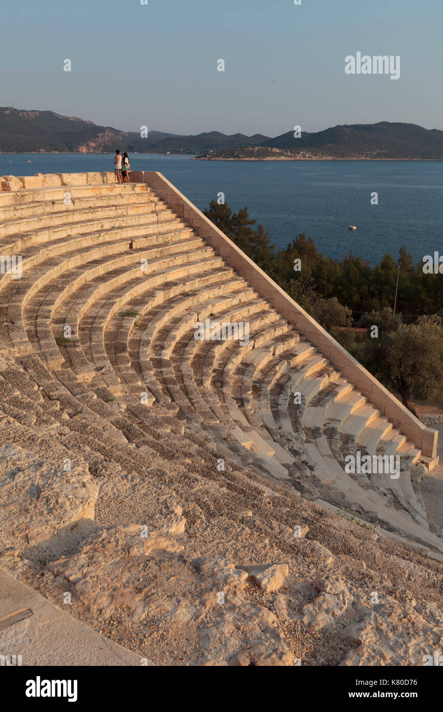 Ancient Amphitheatre in Kas, Turkey Stock Photo - Alamy