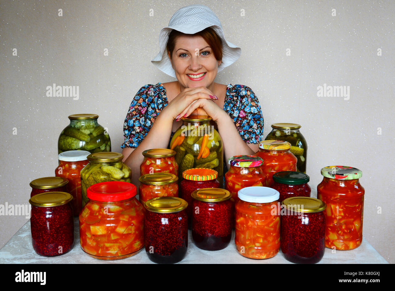 Homemade canned food hi-res stock photography and images - Alamy