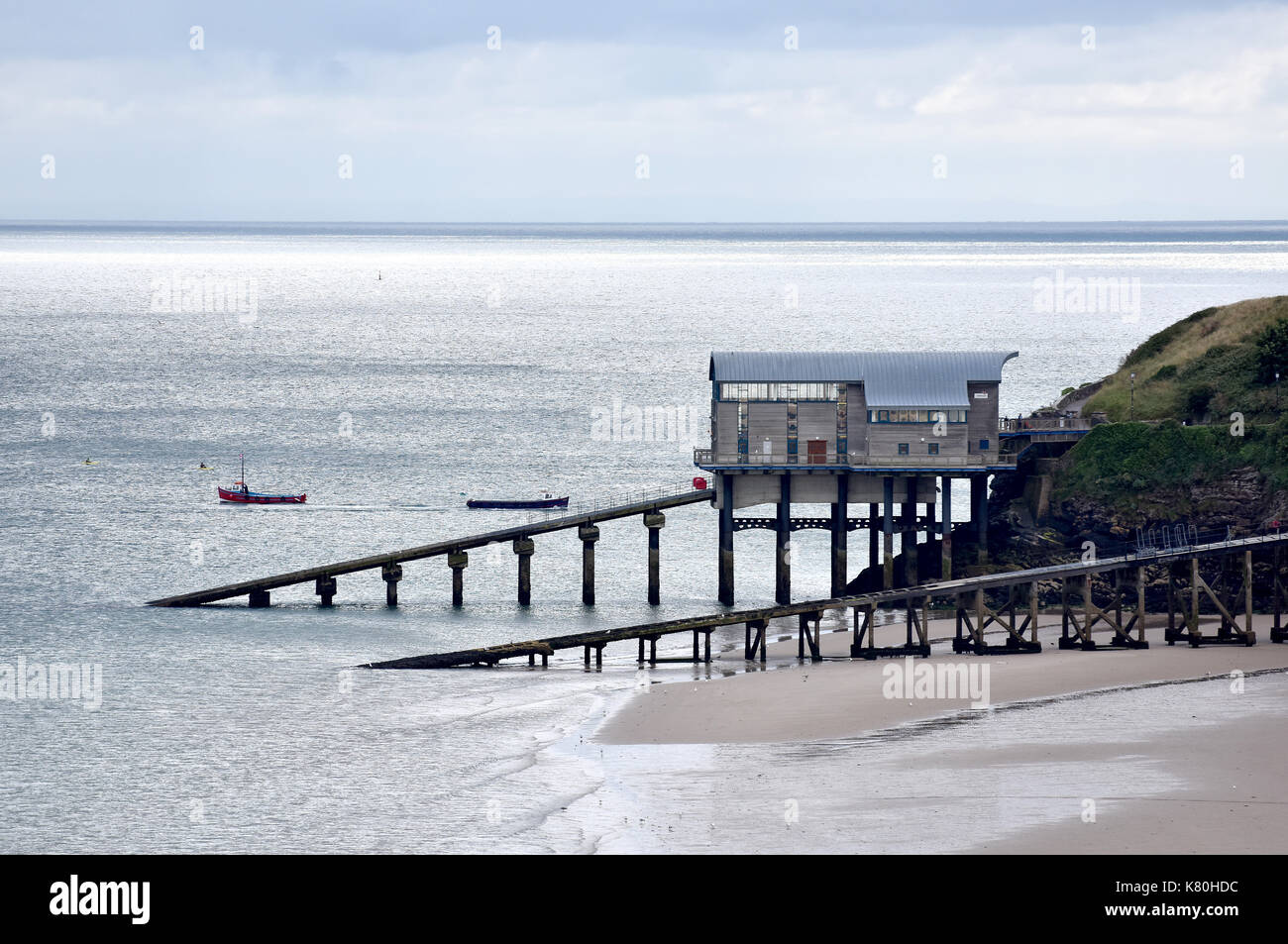 Tenby RNLI lifeboat station in Stock Photo - Alamy