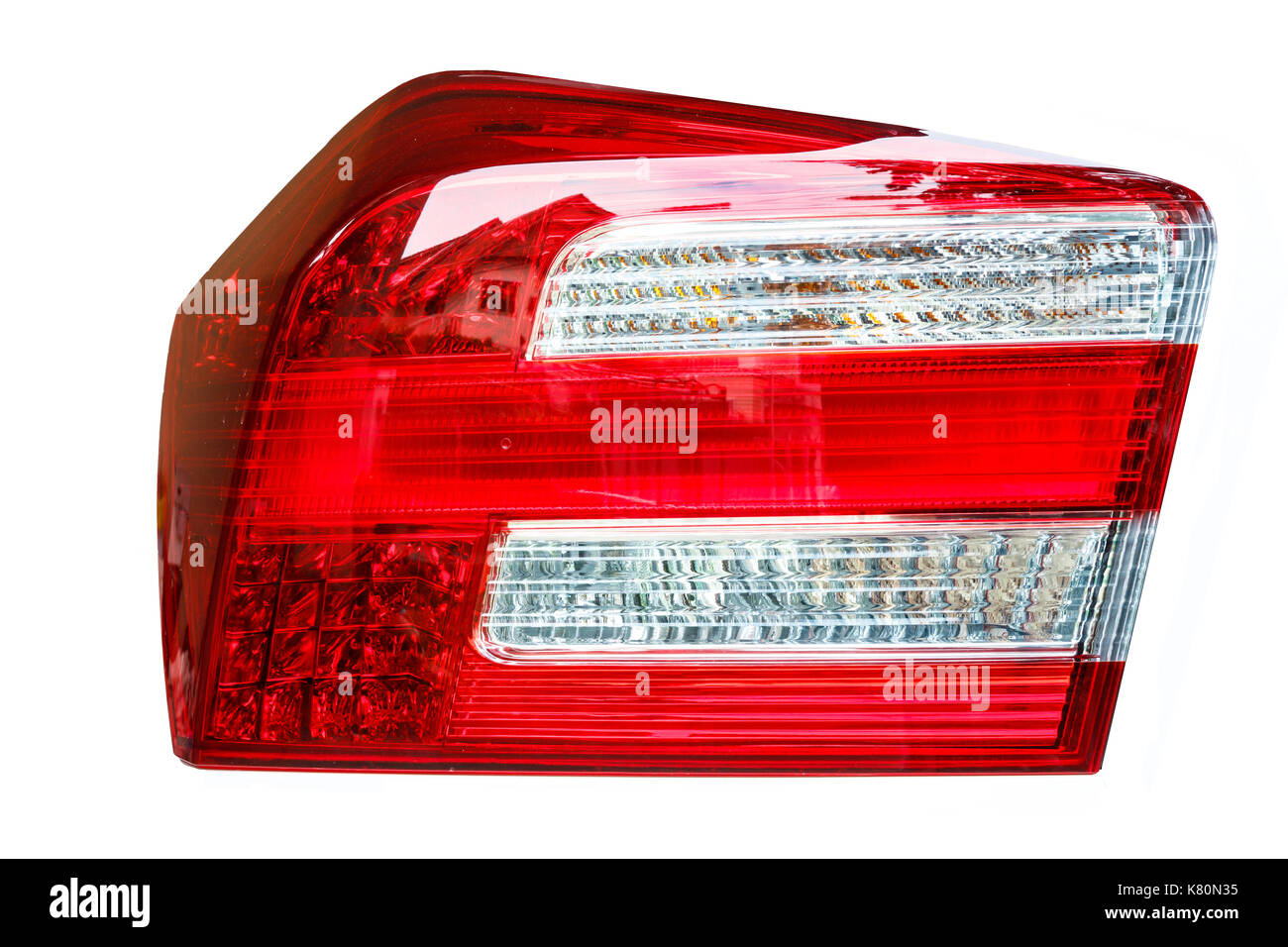 Isolated beautiful back light of the car Stock Photo - Alamy