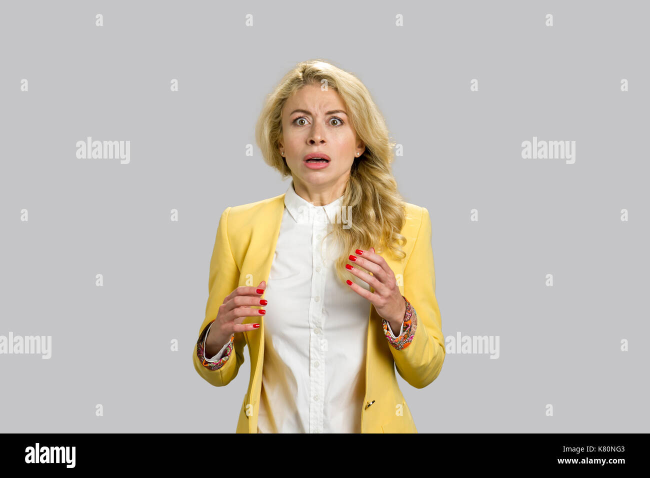 Shocked Scared Woman