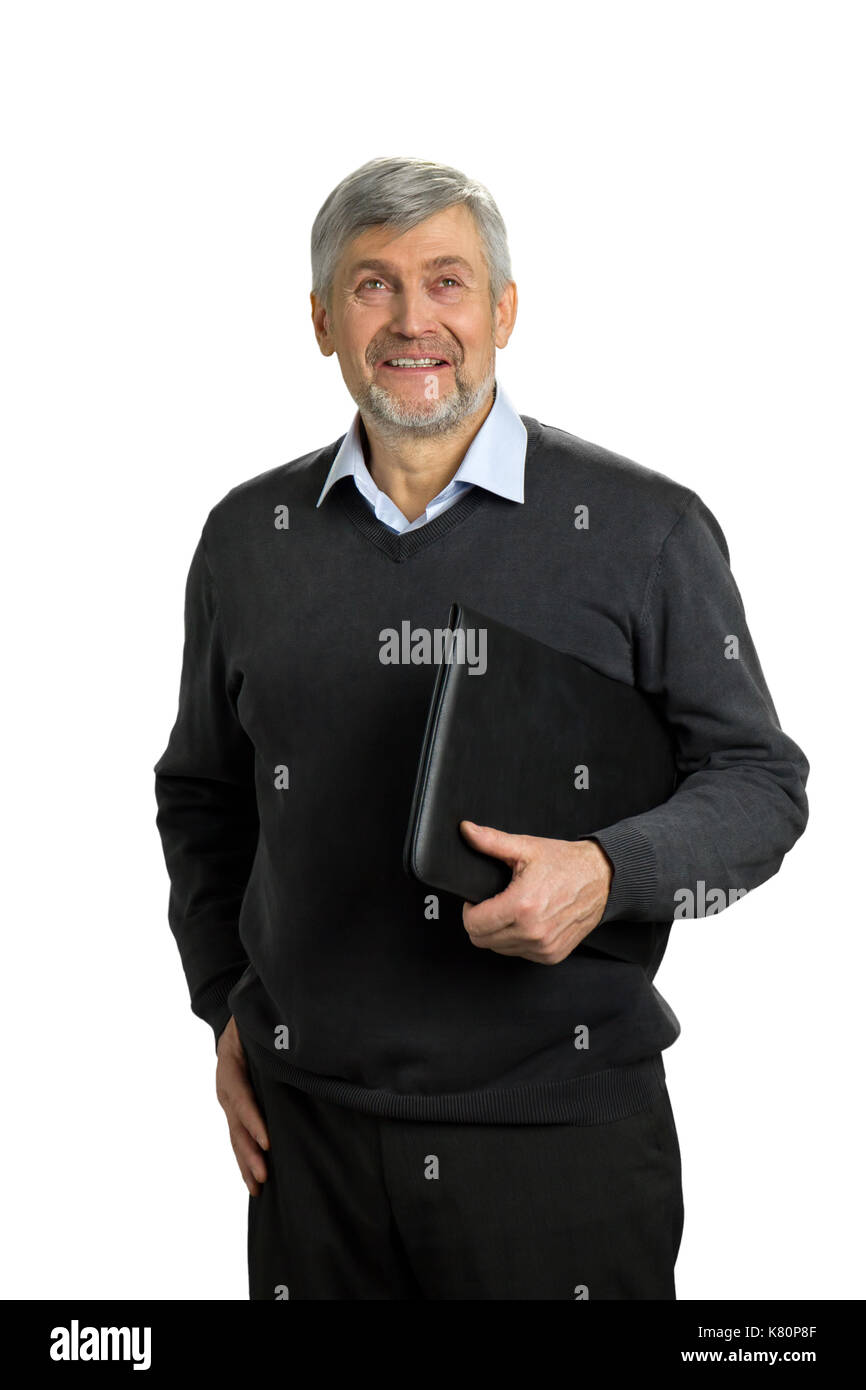 Mature male entrepreneur holding hi-res stock photography and images ...