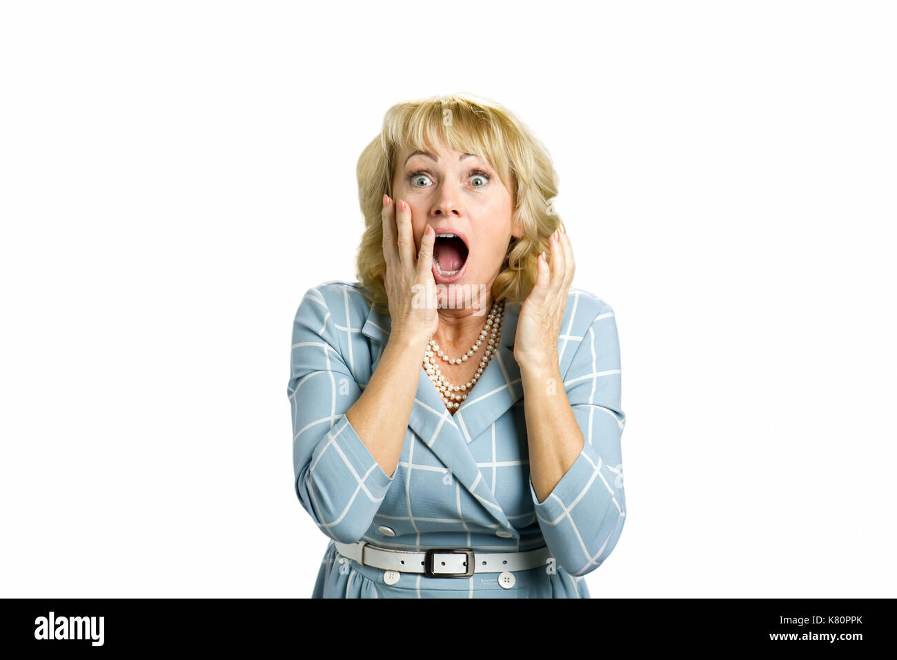 Shocked surprised astonished woman full hi-res stock photography and ...
