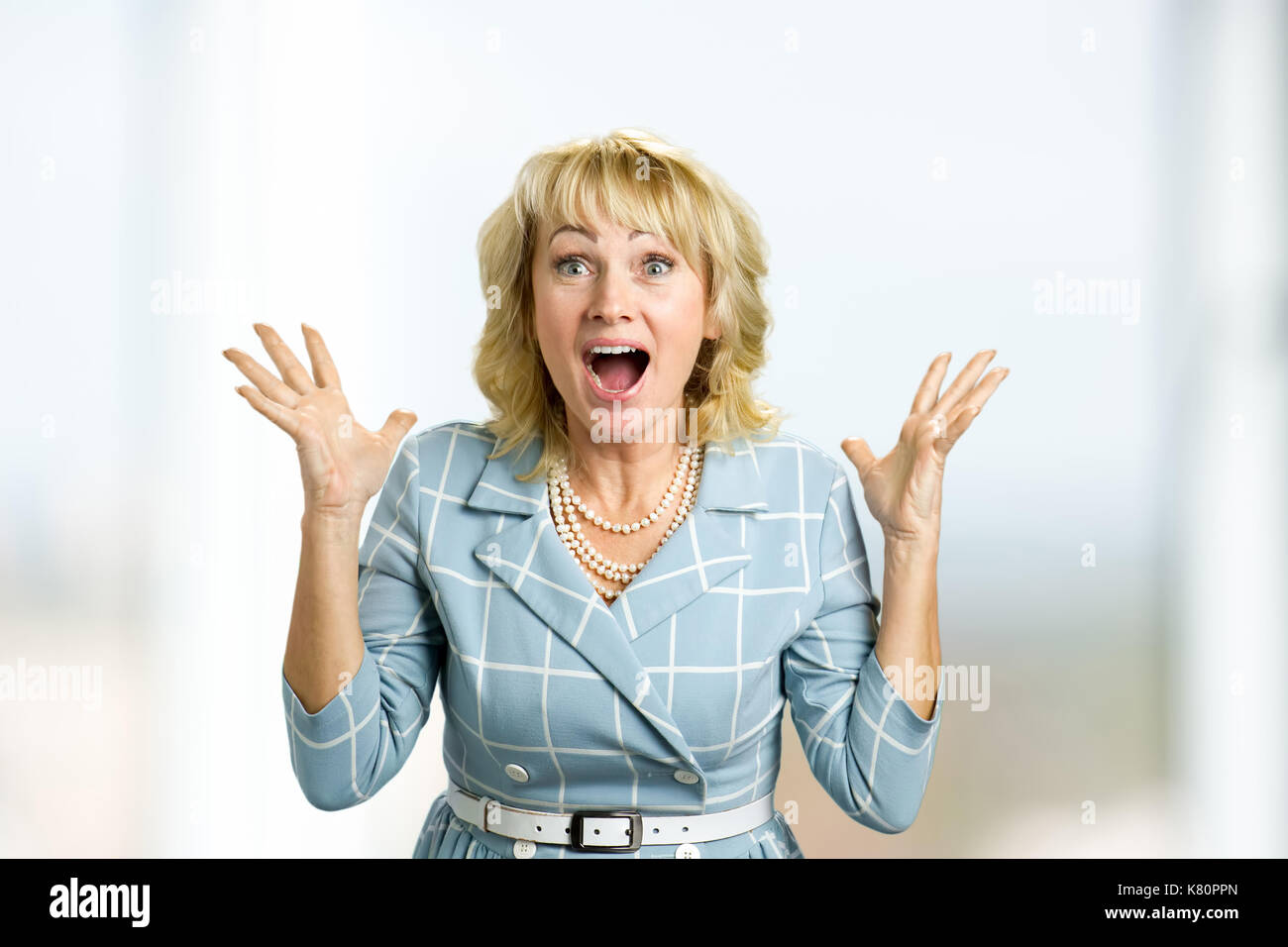 Shocked surprised astonished woman full hi-res stock photography and ...
