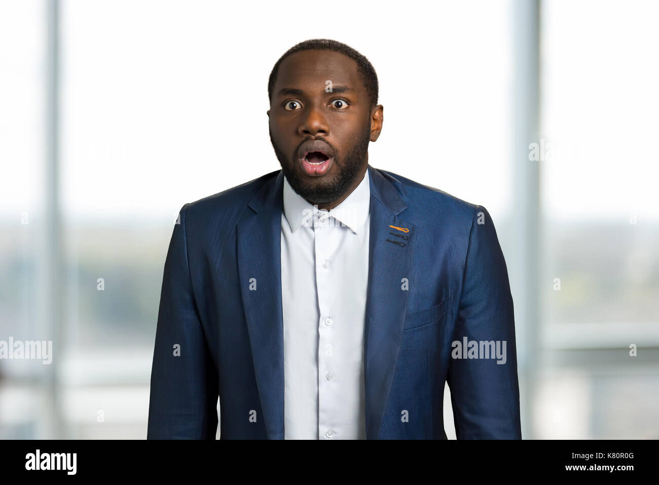Afro american businessman surprised Stock Photo - Alamy Afro american businessman surprised Stock Photo - Alamy