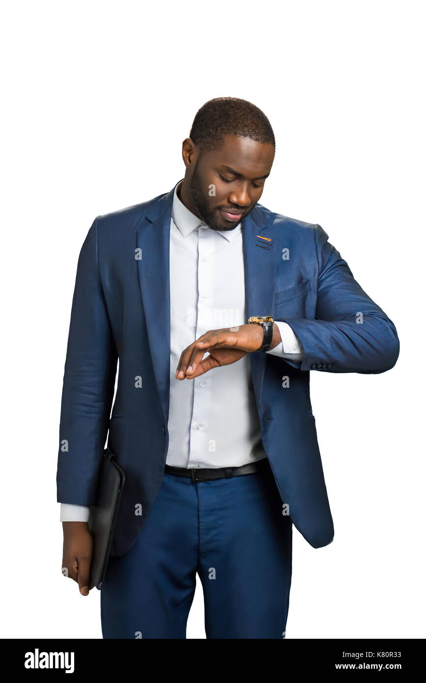 Executive look at watch hi-res stock photography and images - Alamy