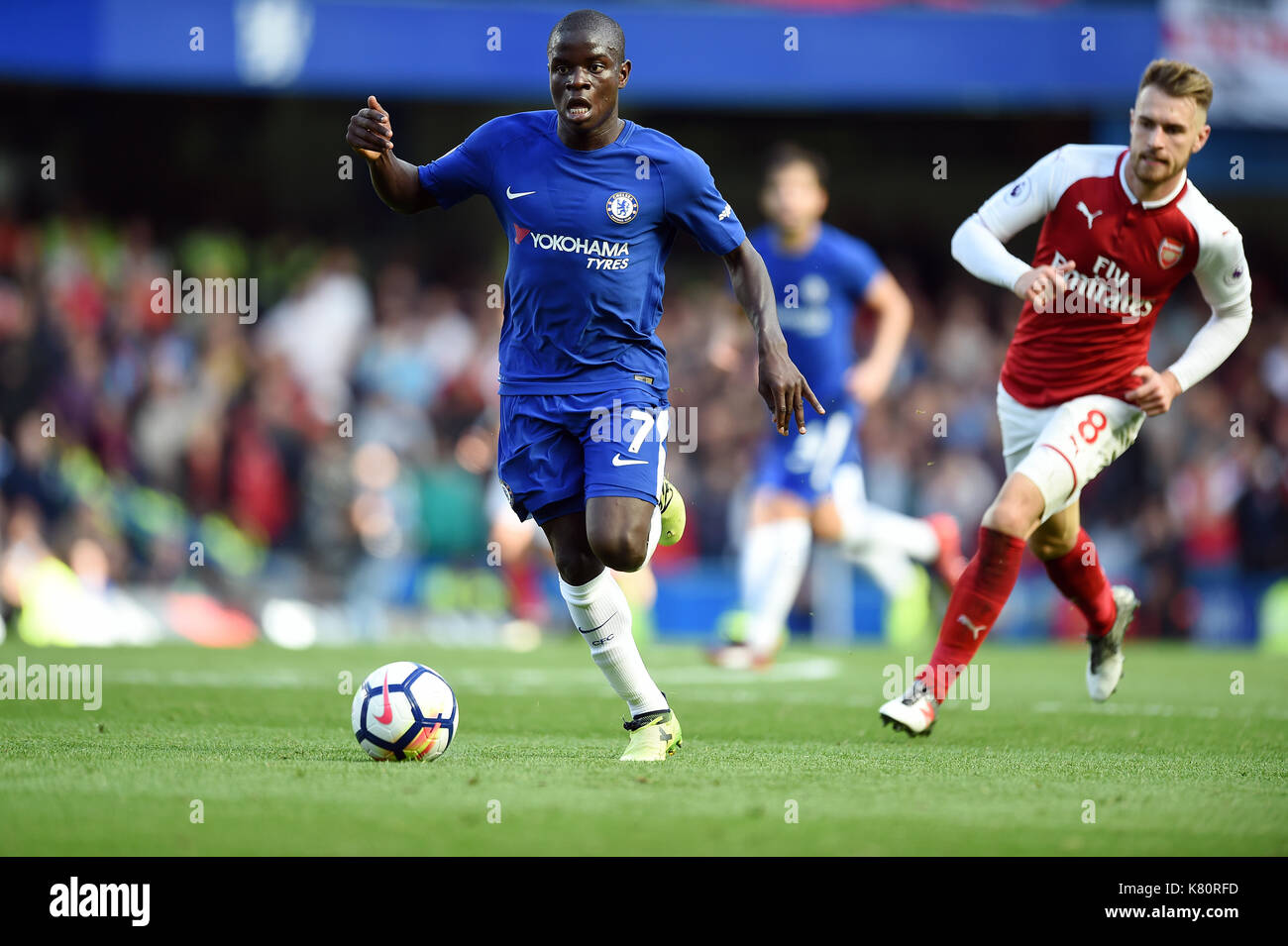 NGOLO KANTE OF CHELSEA AND AAR CHELSEA V ARSENAL STAMFORD BRIDGE ...