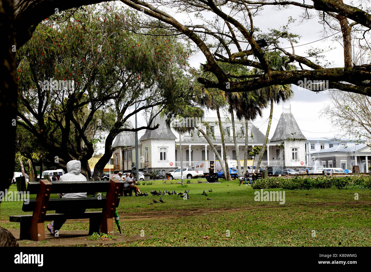 Curepipe, hotel de ville Stock Photo - Alamy