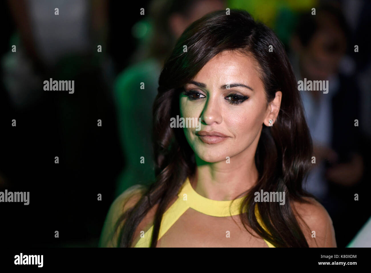 Actress Monica Cruz at the front row of Malne collection runway during ...