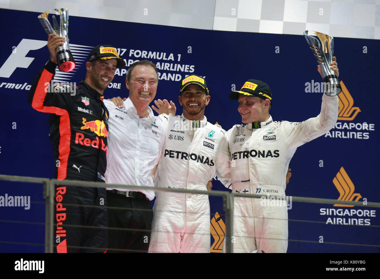 Singapore, Singapur. 17th Sep, 2017. Motorsports: FIA Formula One World ...