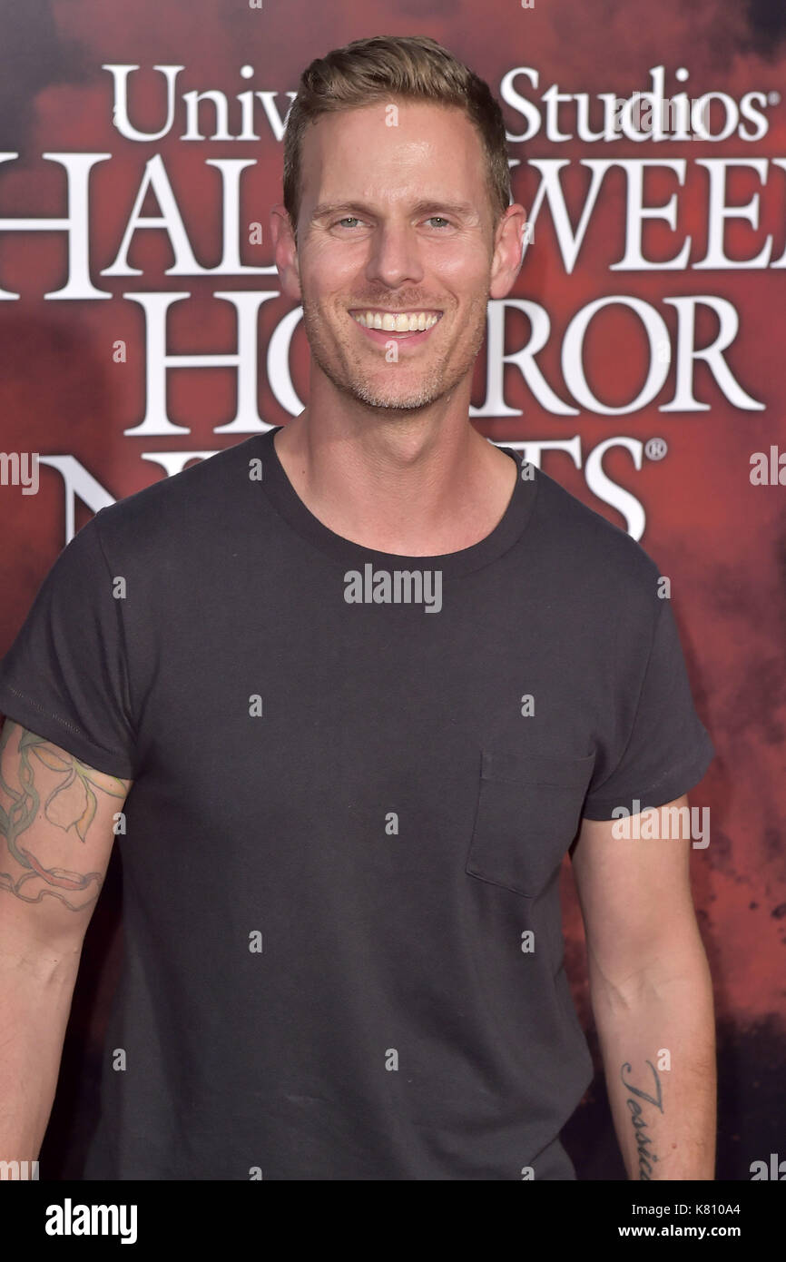 Christopher Landon at the opening of the 'Halloween Horror Nights' in ...
