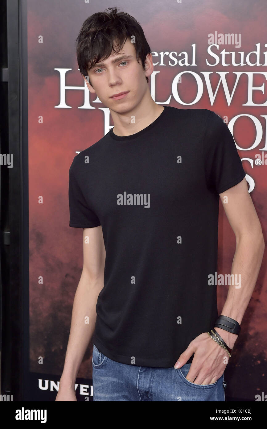 Owen Teague at the opening of the 'Halloween Horror Nights' in in the ...