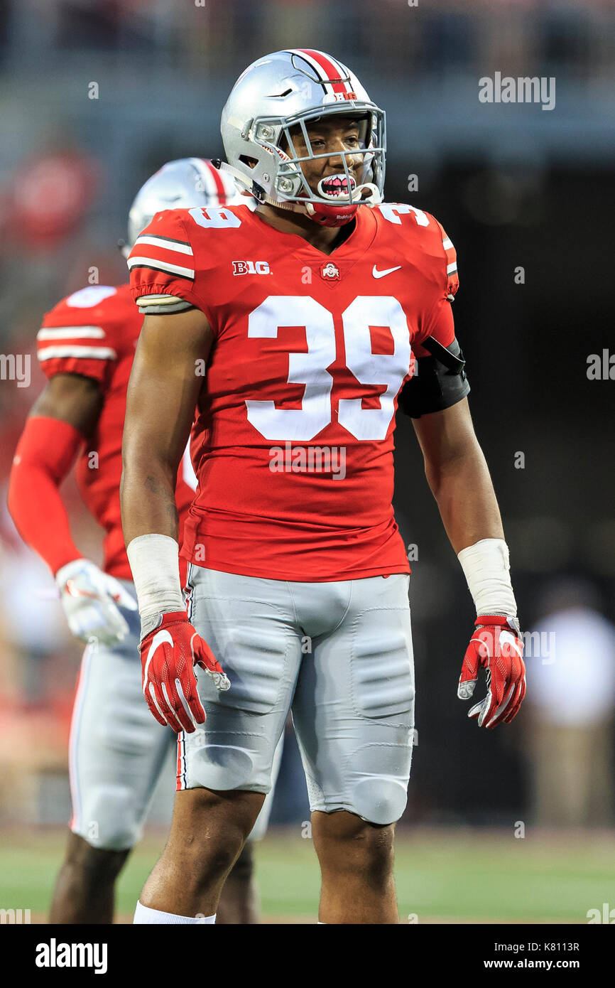 Columbus, Ohio, USA. 16th Sep, 2017. Ohio State Buckeyes linebacker ...