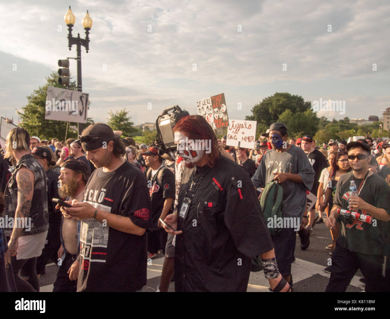The march for civil rights for Juggalos took place as about 1,500 Trump ...