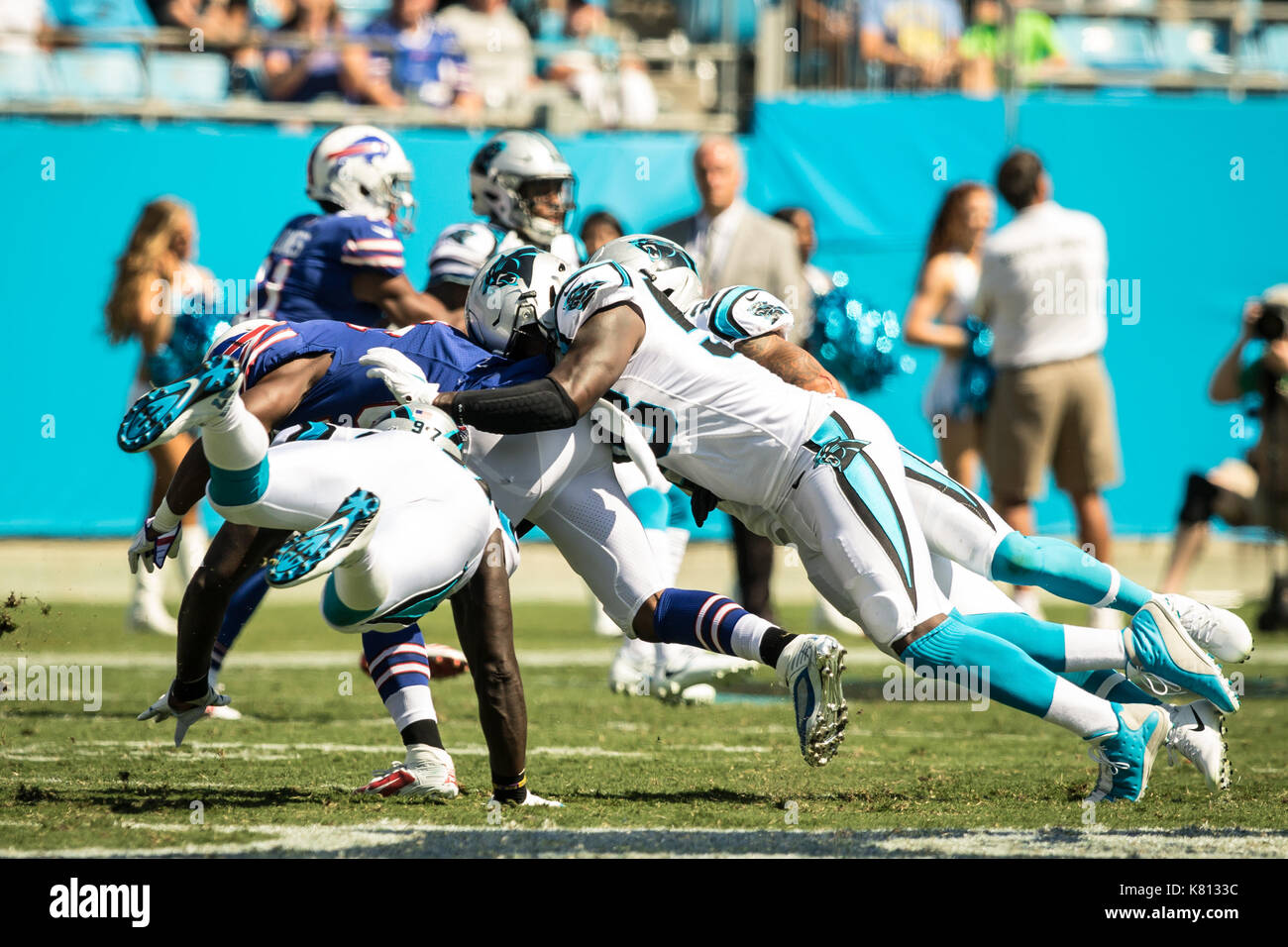 Charlotte, North Carolina, USA. 17th Sep, 2017. Carolina Panthers ...